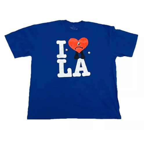 Bad Bunny LA Dodgers Tee – Bandeja de Plata